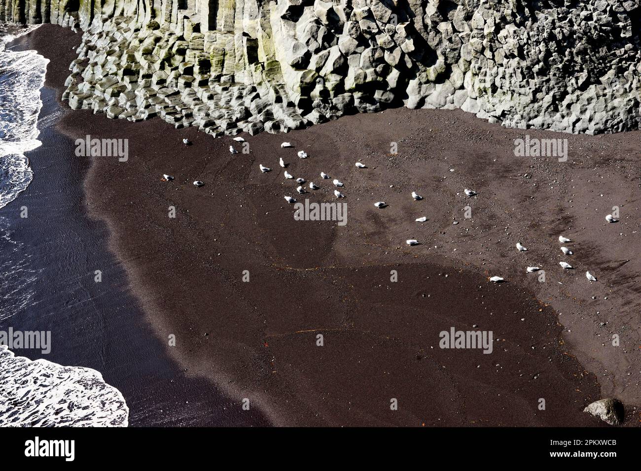 Cliff viewpoint. Arnarstapi. Snaefellsnes peninsula. Iceland Stock ...