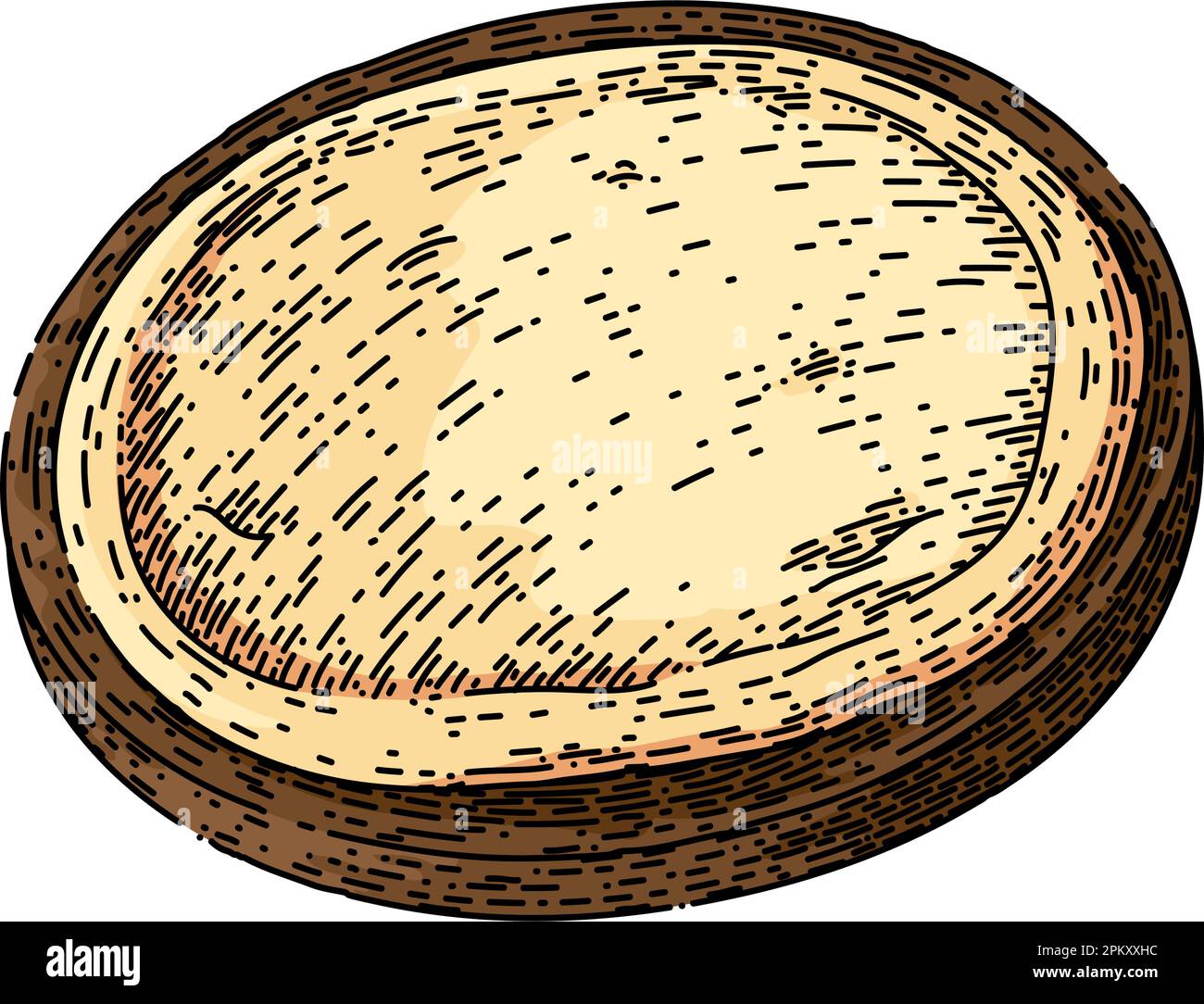 dough pizza sketch hand drawn vector Stock Vector Image & Art - Alamy