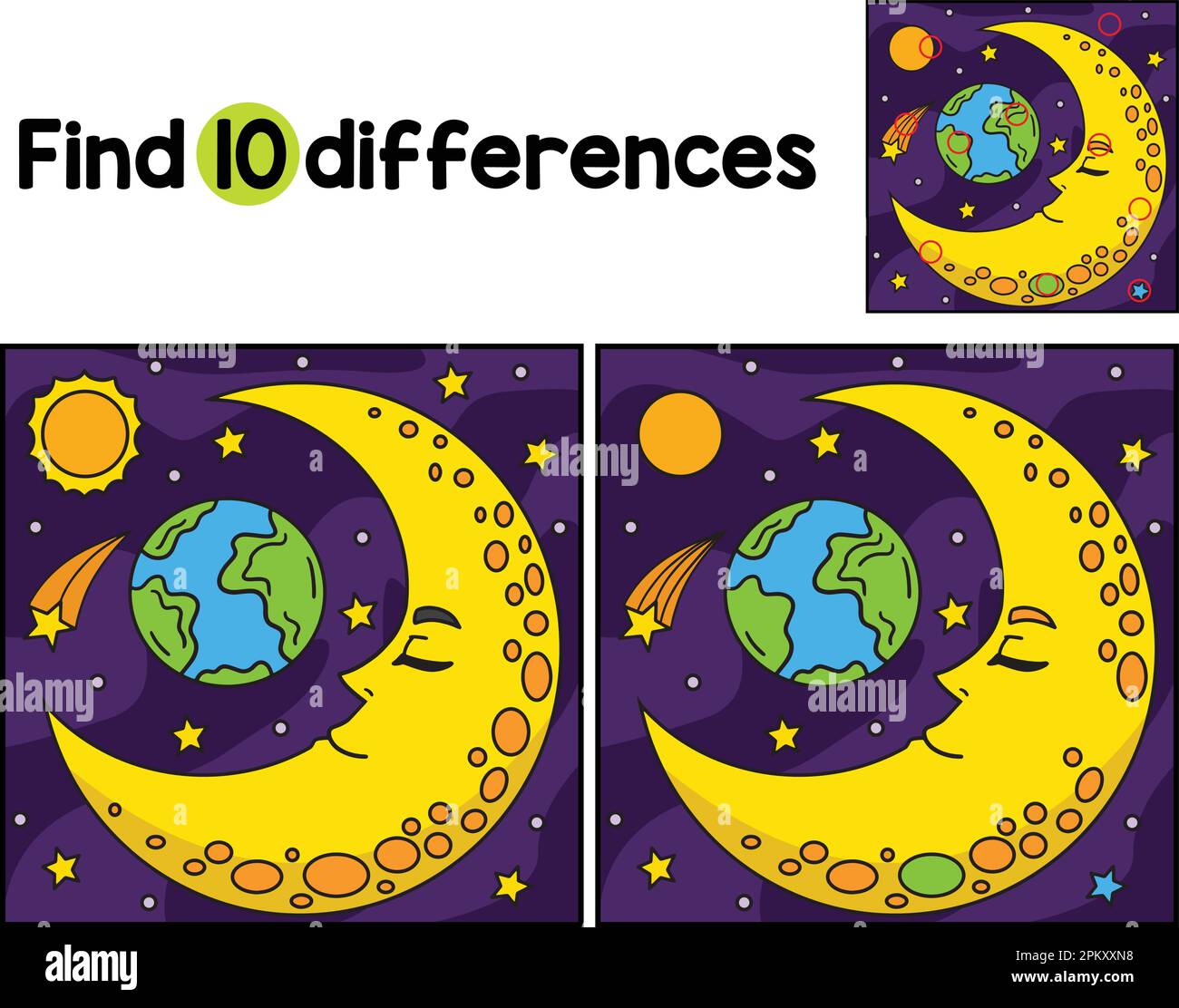 Meteoroid moon Stock Vector Images - Alamy