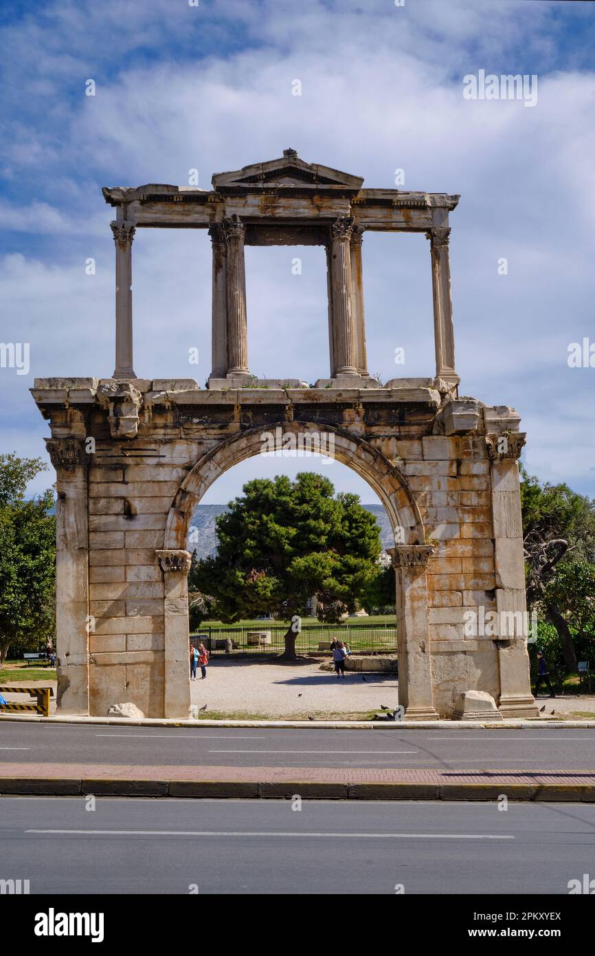 Hadrians arch hi-res stock photography and images - Alamy