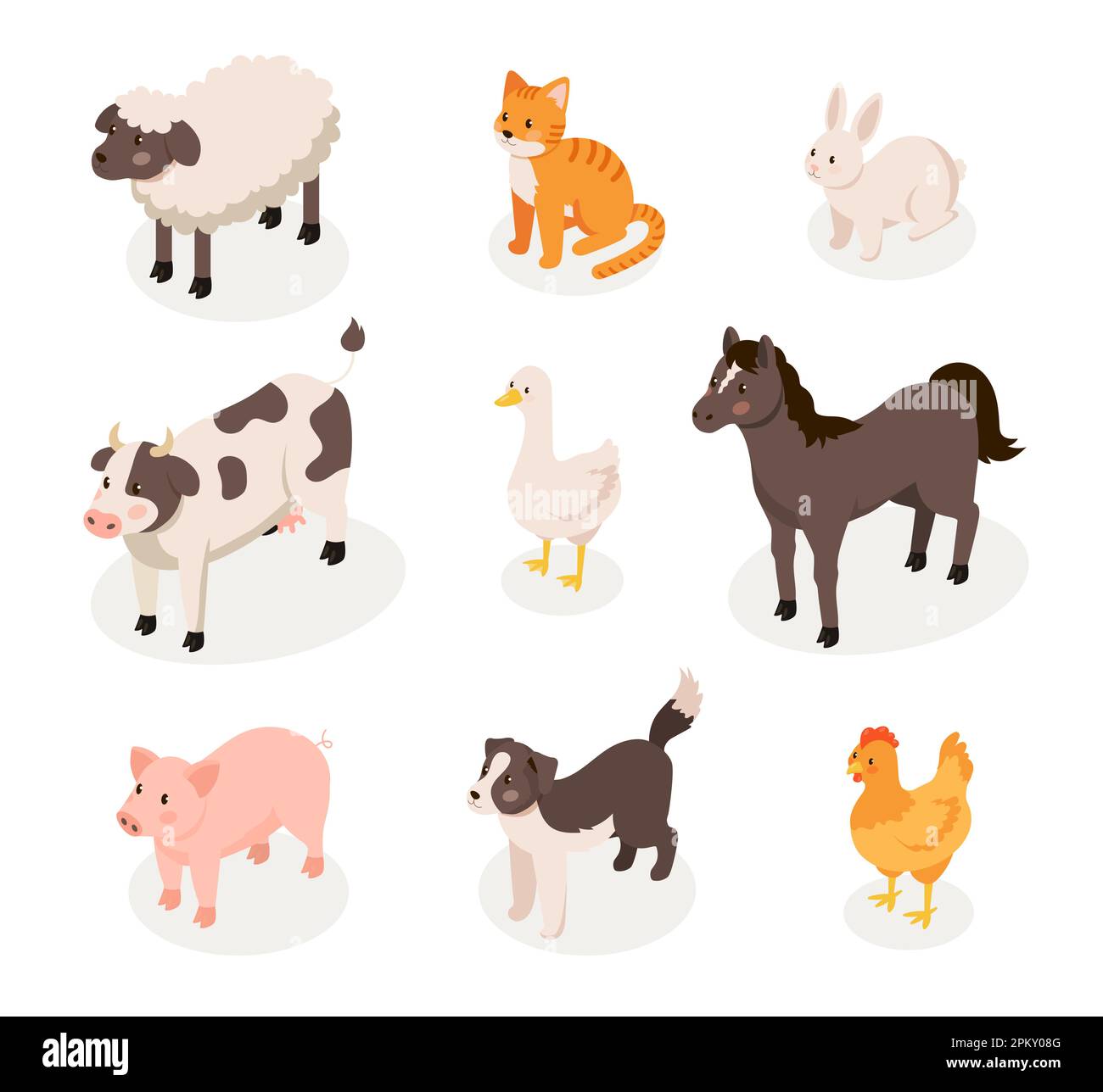 Isometric farm animals set Stock Vector Image & Art - Alamy Isometric farm animals set Stock Vector Image & Art - Alamy