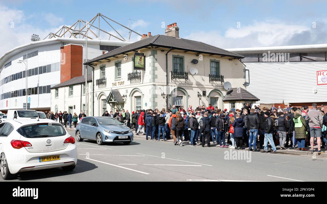 Racecourse Ground, Wrexham, UK. 10th Apr, 2023. National League ...