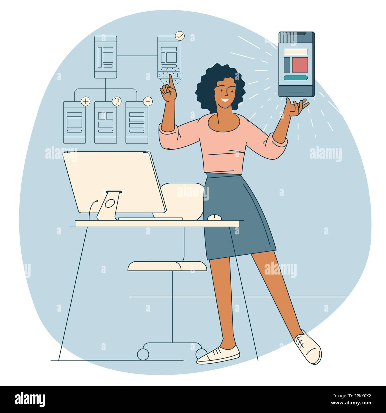 Software, app and web and development concept Stock Vector Image & Art ...