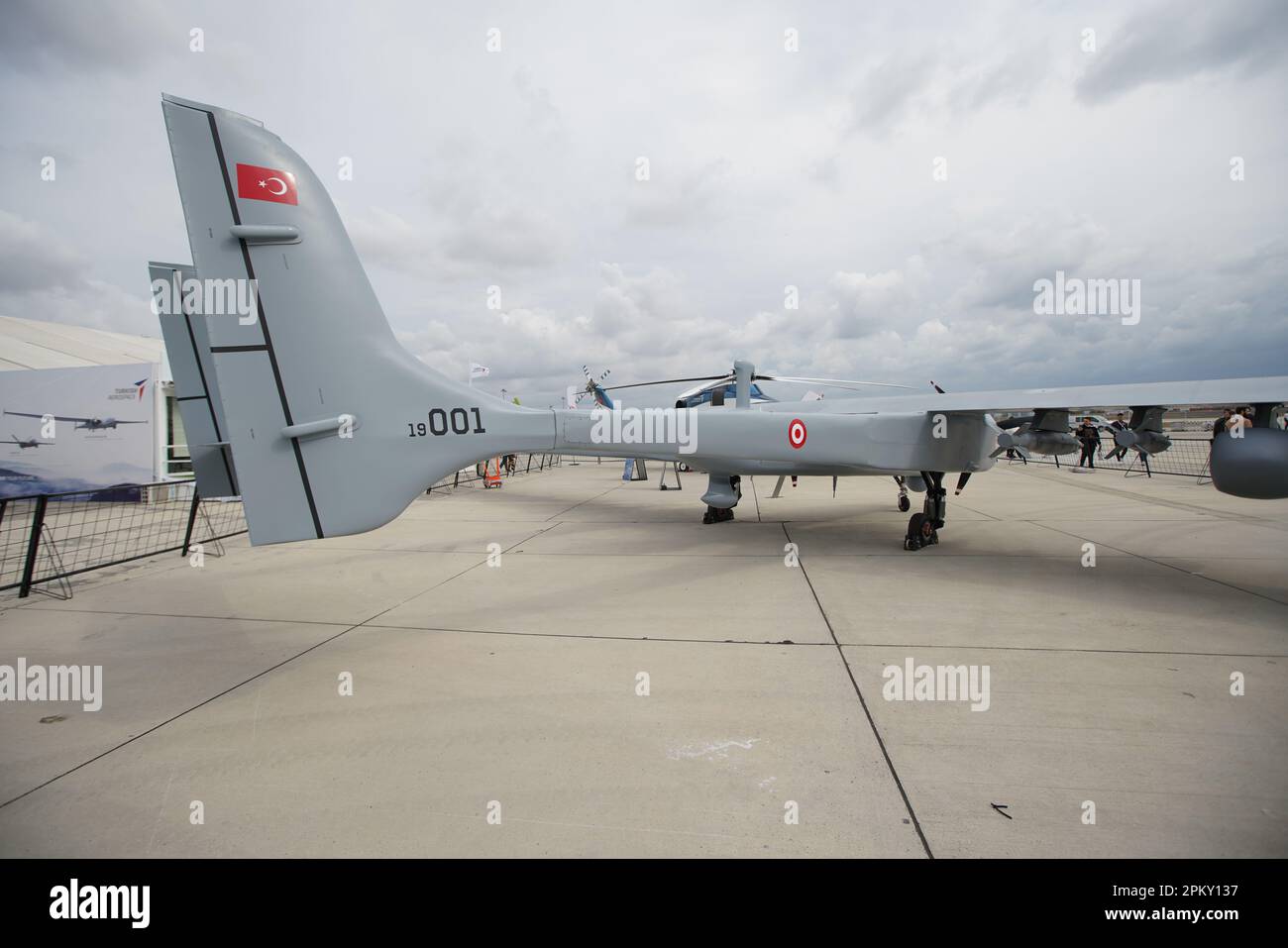 ISTANBUL, TURKIYE - OCTOBER 08, 2022: Turkish Aerospace Industries TAI ...