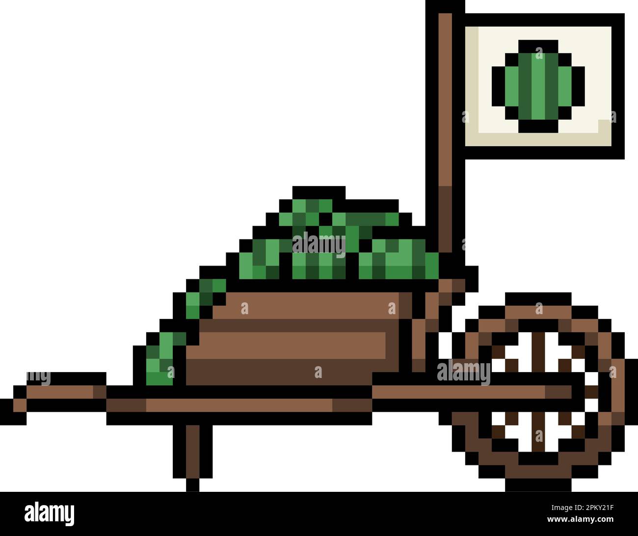 Cart of fruit Stock Vector Images - Alamy