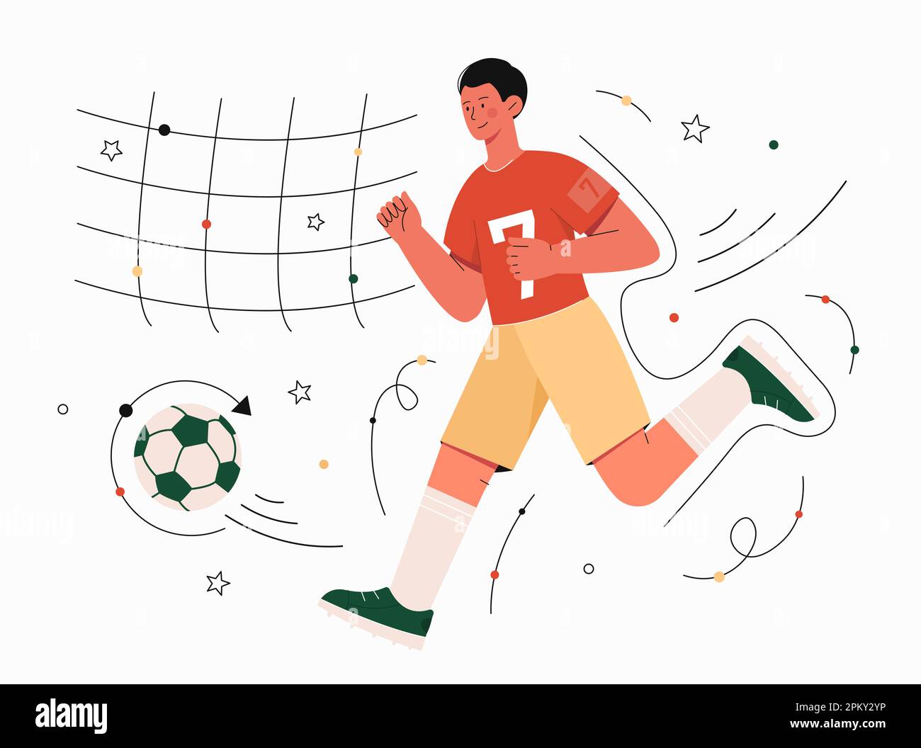 Footballer cartoon hi-res stock photography and images - Alamy Footballer cartoon hi-res stock photography and images - Alamy