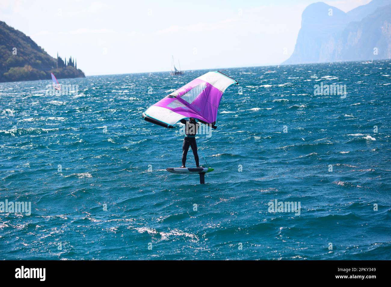 Windsurfer training hi-res stock photography and images - Alamy