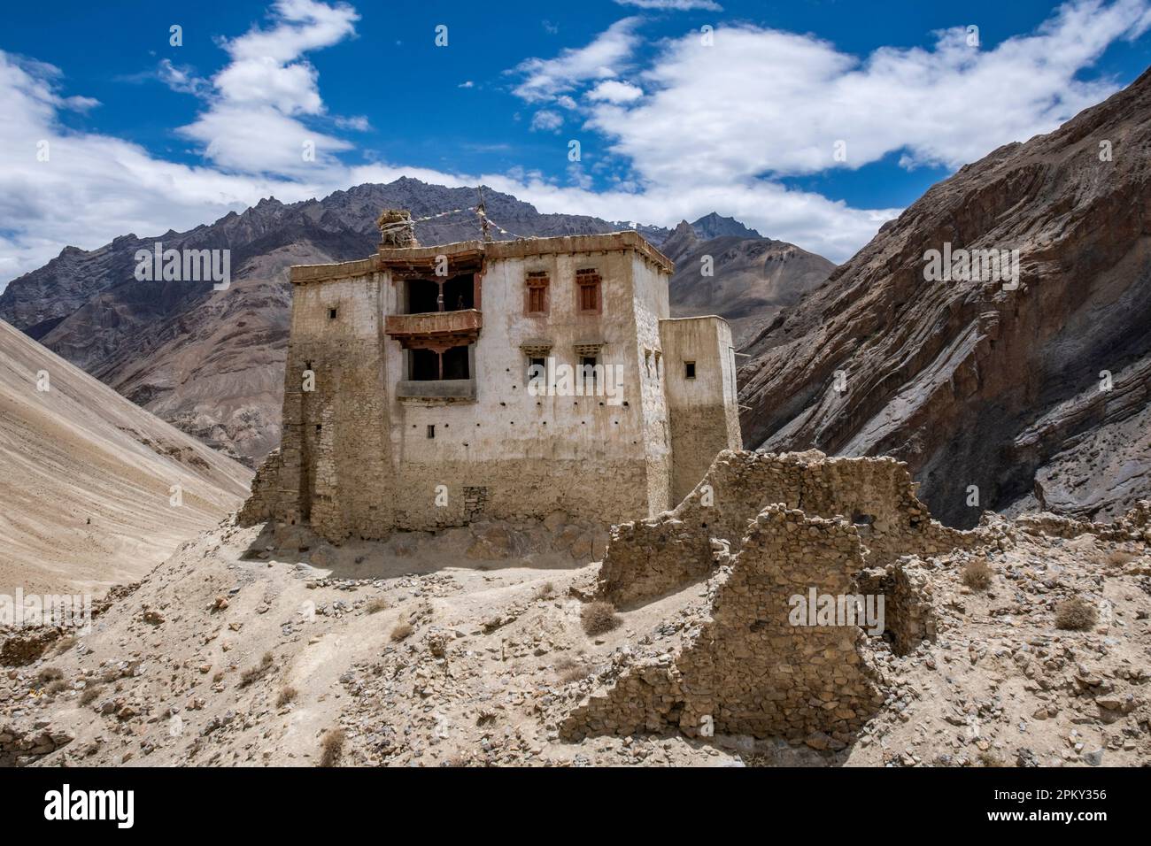 Zangla Palace in Zanskar, Ladakh, Inida Stock Photo - Alamy