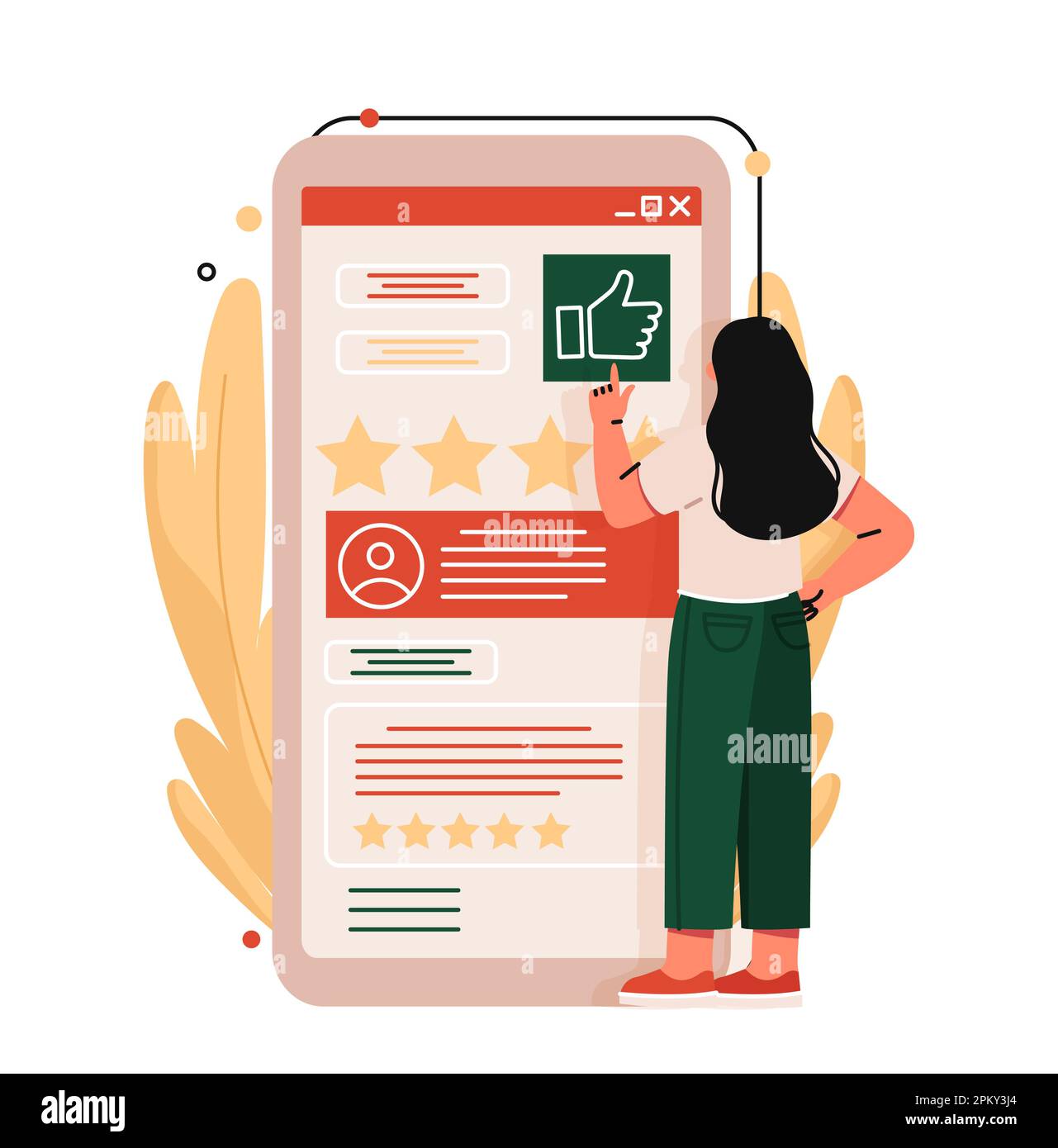 Internet ratings concept Stock Vector Image & Art - Alamy