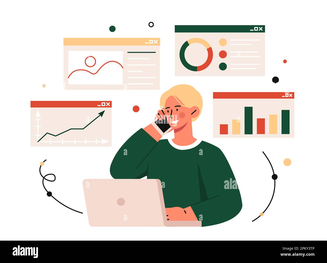 Manager company financial advisor Cut Out Stock Images & Pictures - Alamy