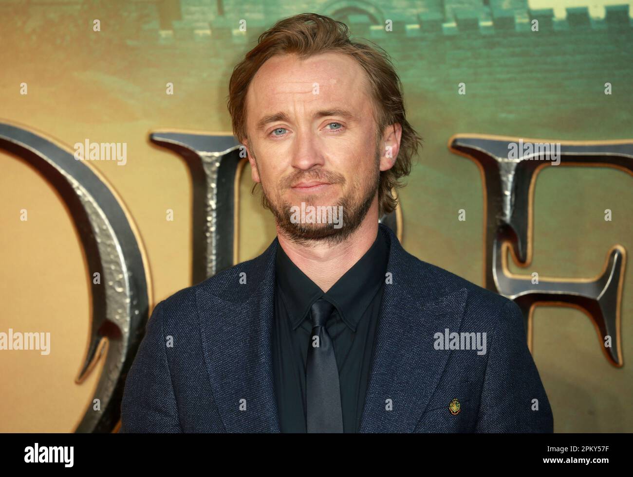 Tom Felton attends the World Premiere of "Fantastic Beasts: The Secrets ...