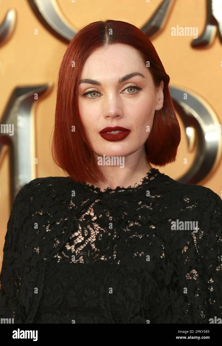 Poppy Corby-Tuech attends the World Premiere of "Fantastic Beasts: The Secrets Of Dumbledore" at ...