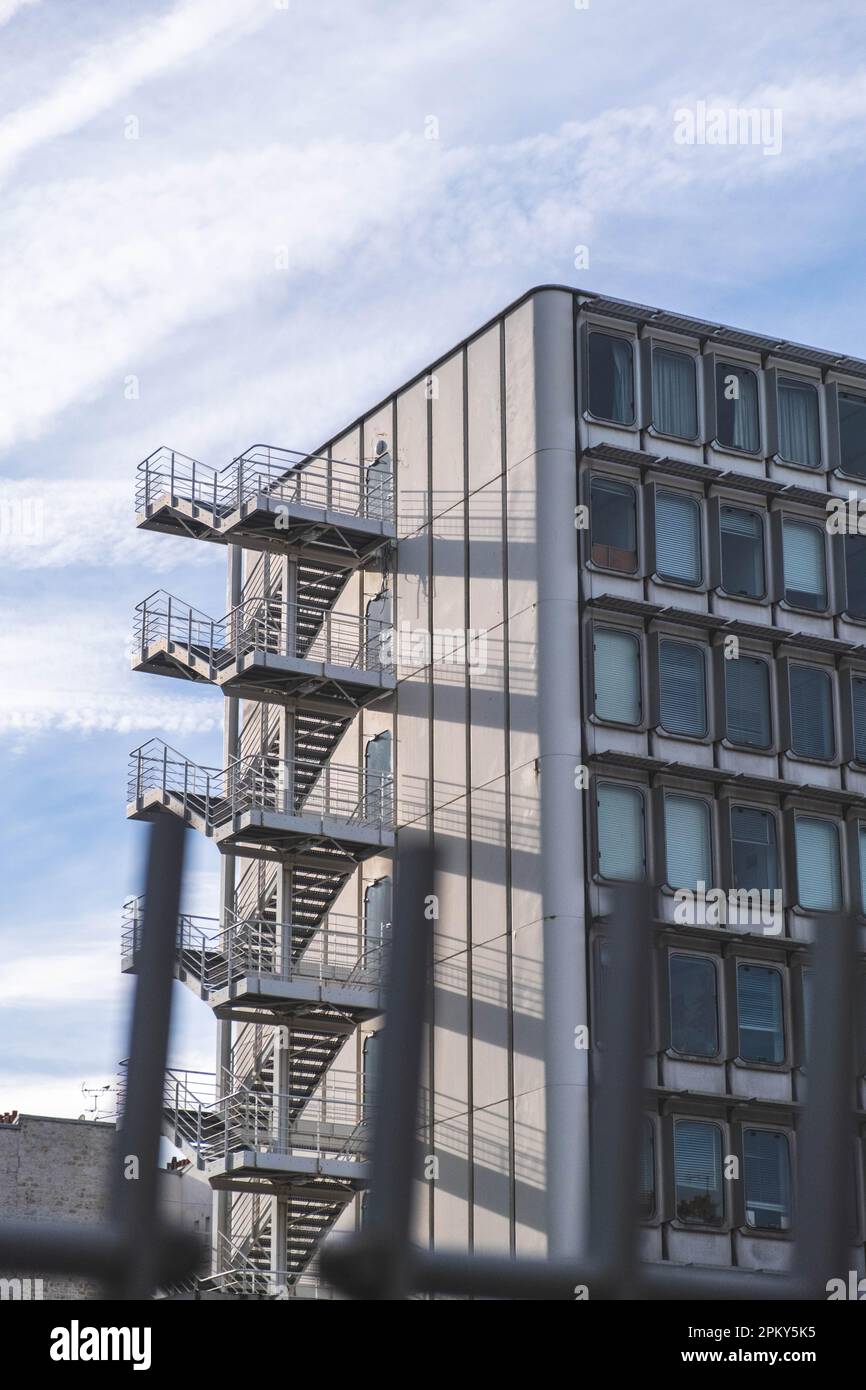 Modern Architecture: Office Building with a Plethora of Square Windows ...