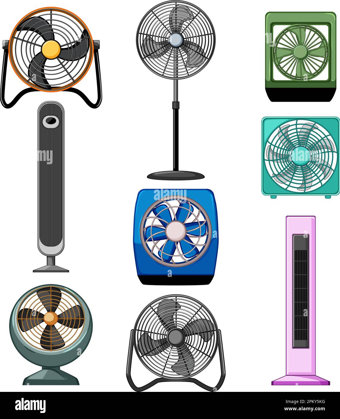 Floor standing air conditioner Stock Vector Images - Alamy