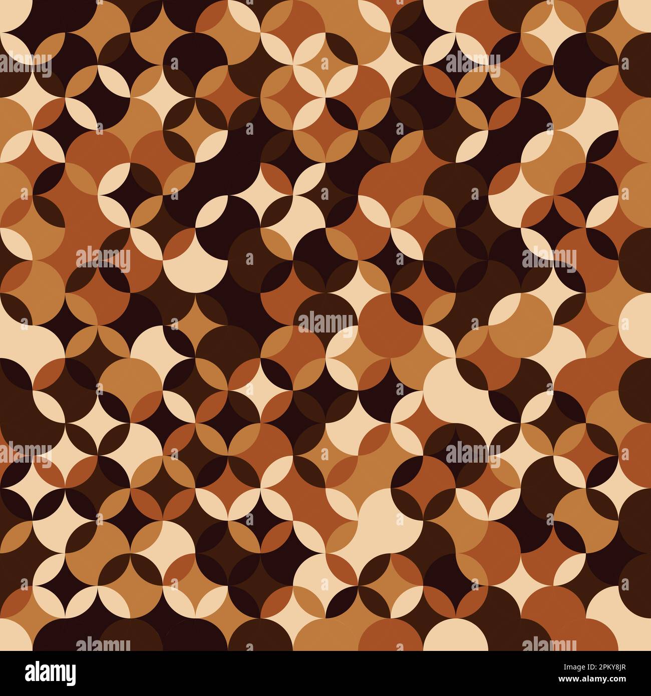 Vector retro colors abstract background with circles. Repetitive Retro ...