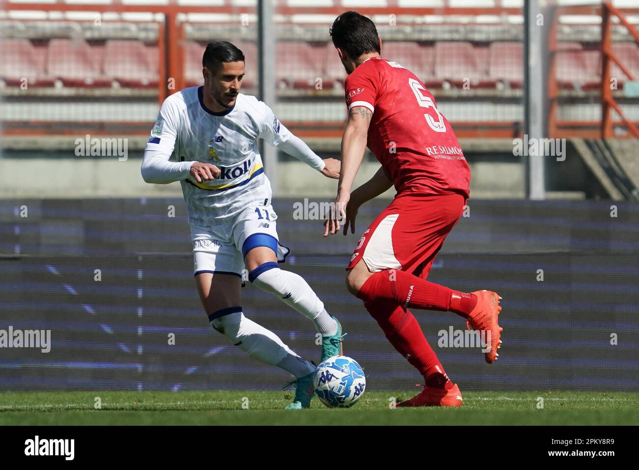 Perugia, Italy. 10th Apr, 2023. Renato Curi stadium, Perugia, Italy ...