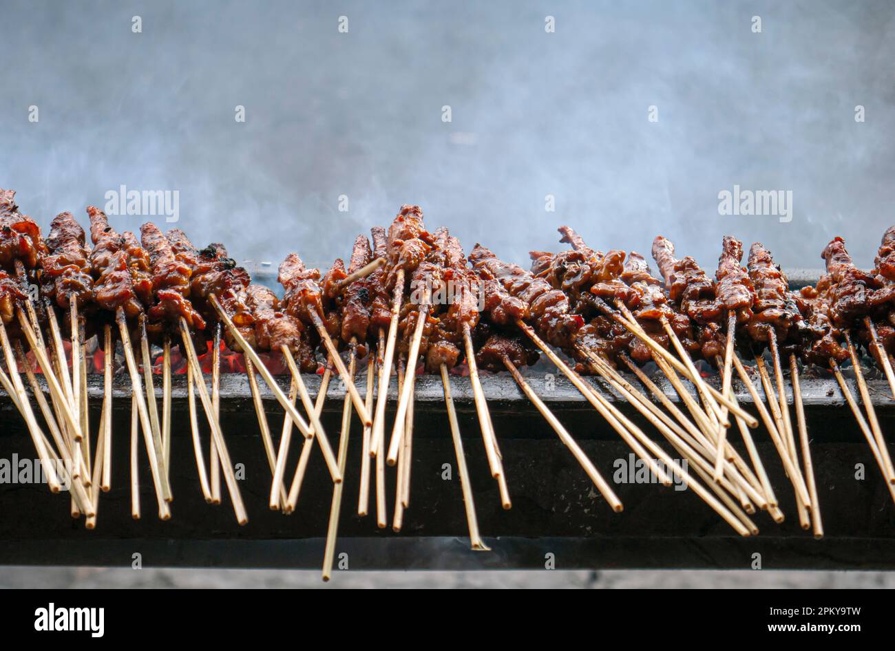 Sate Ayam or Chicken Satay, a delicious traditional satay from ...