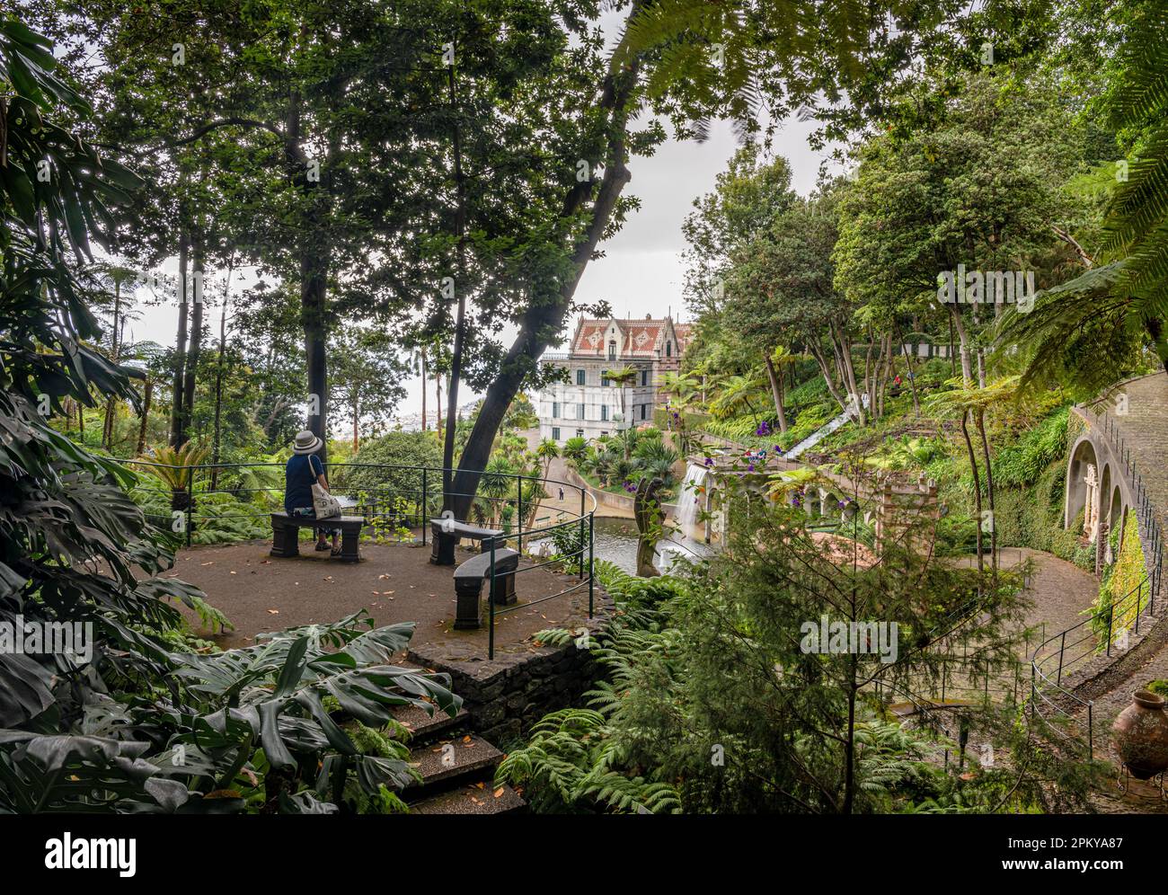 Monte Palace Tropical Garden, Madeira Stock Photo - Alamy