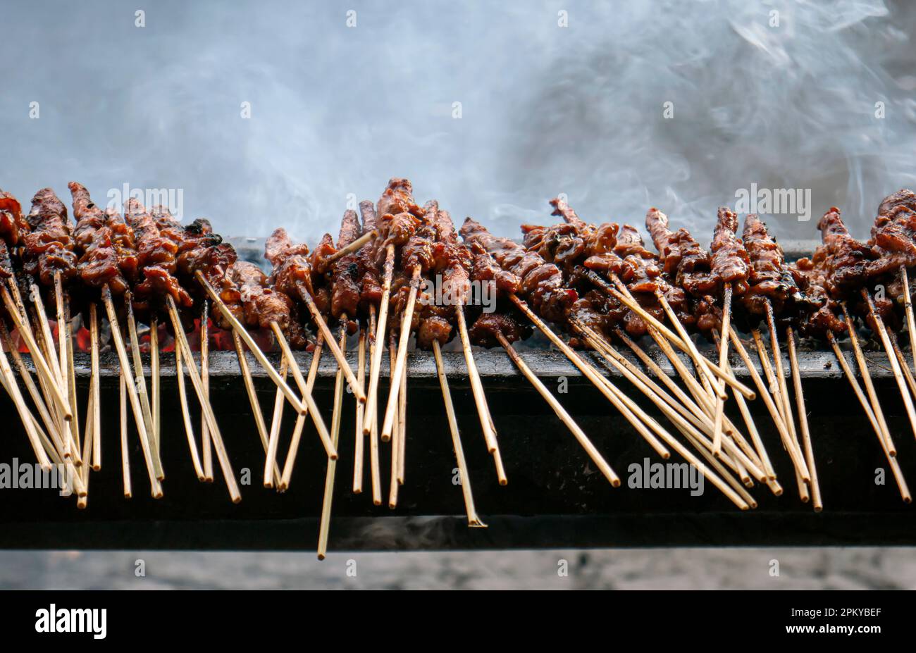 Sate Ayam or Chicken Satay, a delicious traditional satay from ...