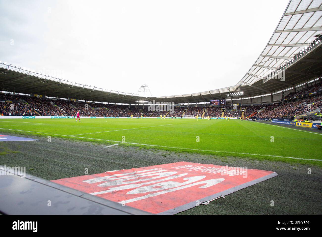 A general interior view of MKM stadium, home stadium of Hull City ...
