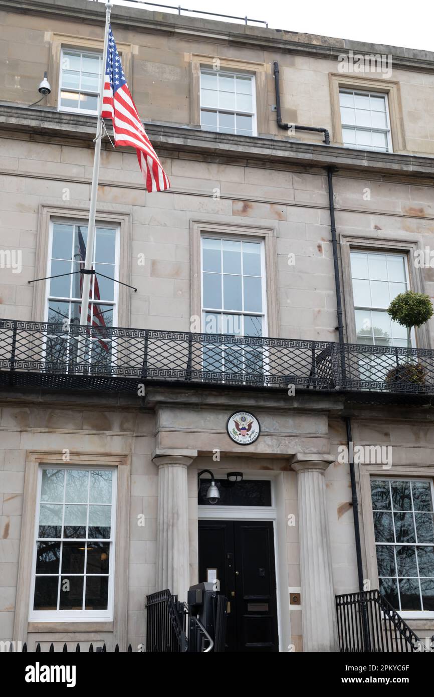 American Consulate Building in The Famous Royal Mile In Edinburgh Scotland, UK Stock Photo - Alamy