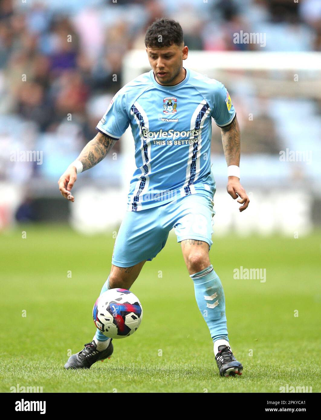 Coventry City's Gustavo Hamer in action during the Sky Bet Championship ...