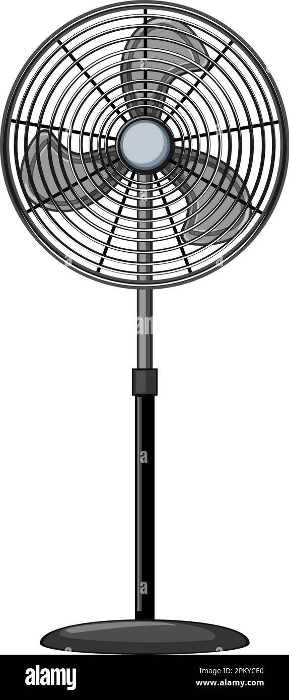 ventilator electric fan cartoon vector illustration Stock Vector Image ...