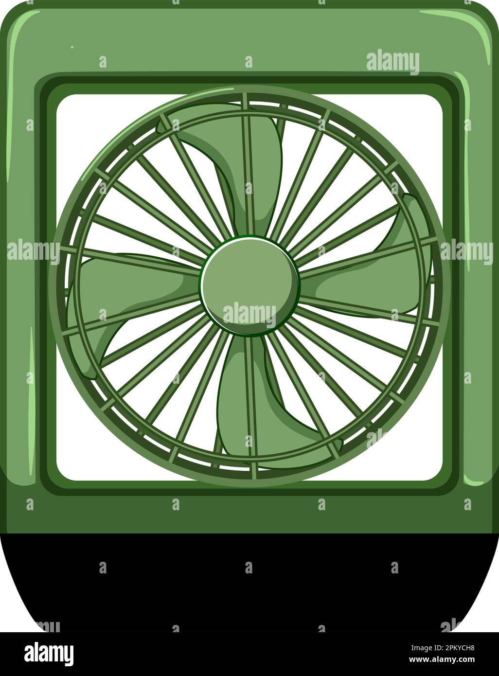 wind electric fan cartoon vector illustration Stock Vector Image & Art ...