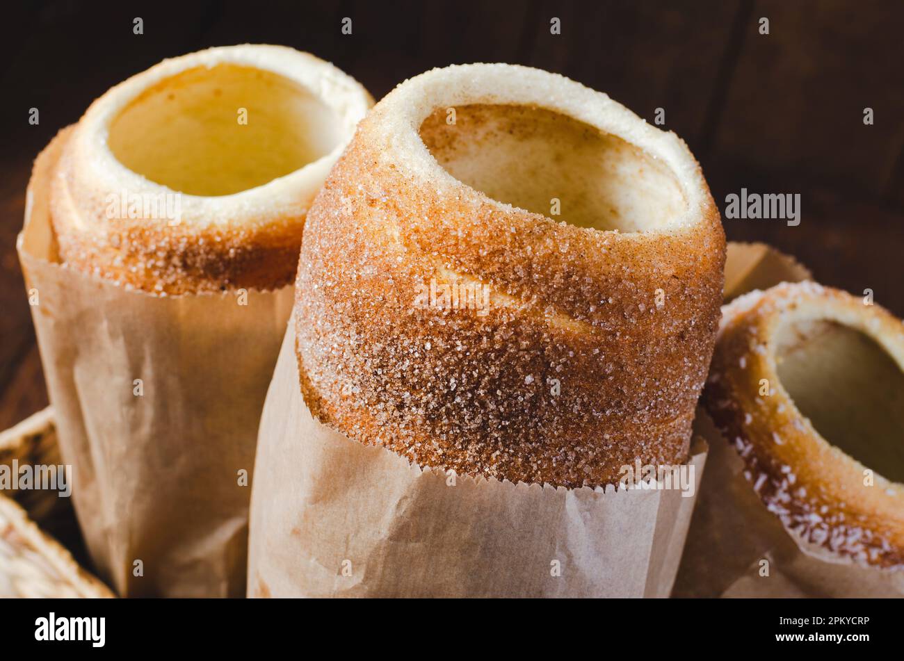 Kurtosh Kolach, Traditional Hungarian and Romanian Street Food, Freshly ...