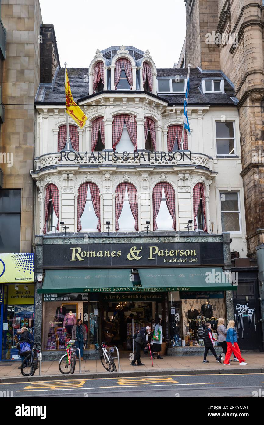 Romanes & Paterson In Edinburgh Scotland, UK Stock Photo - Alamy