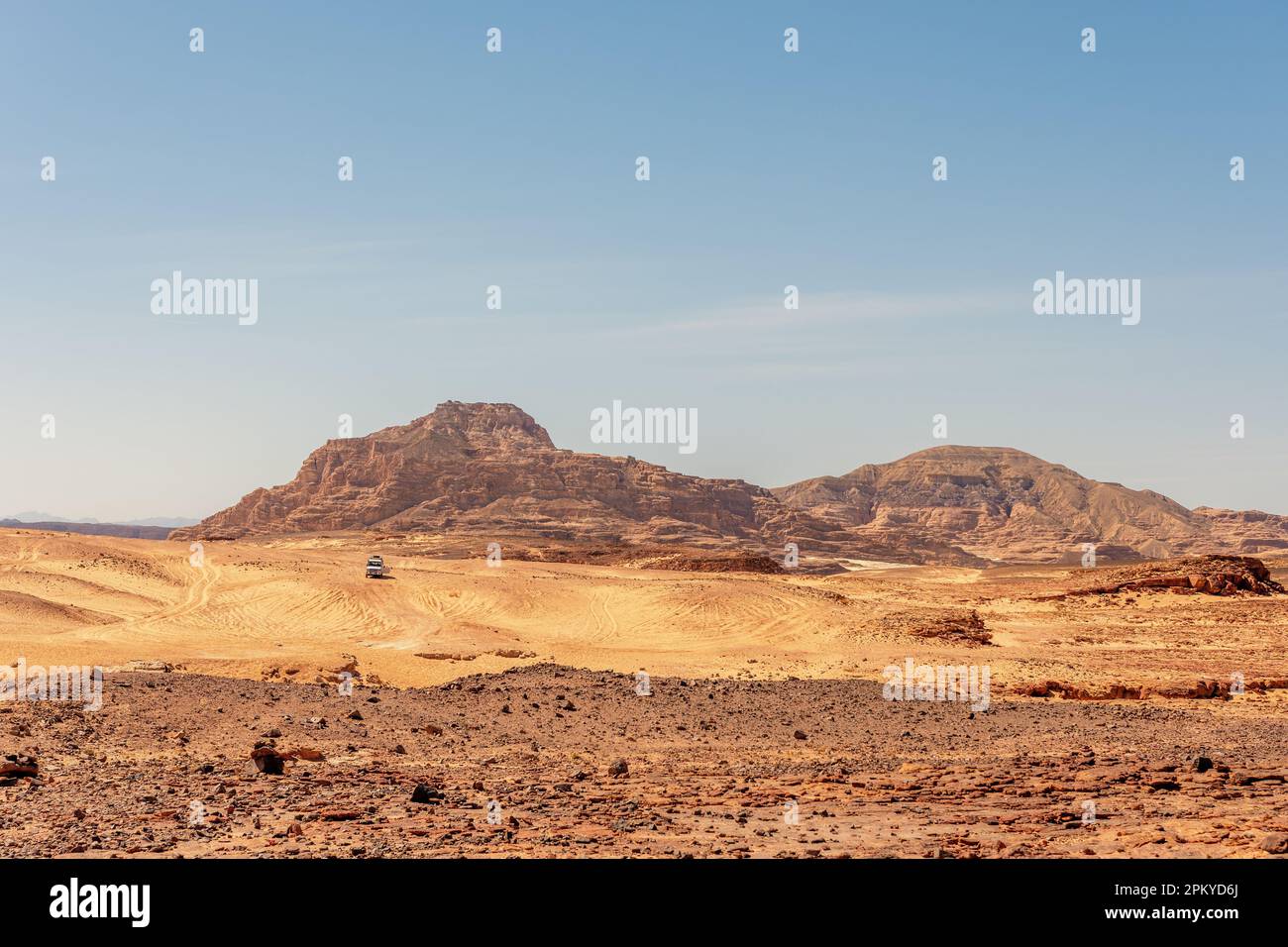 Desert with mountains. Sinai, Egypt Stock Photo - Alamy