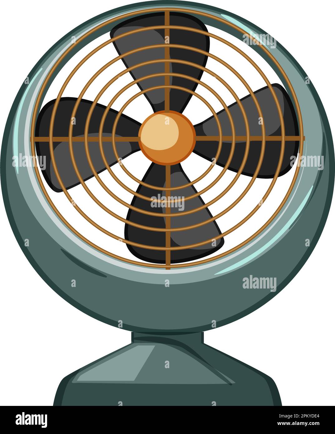 home electric fan cartoon vector illustration Stock Vector Image & Art ...
