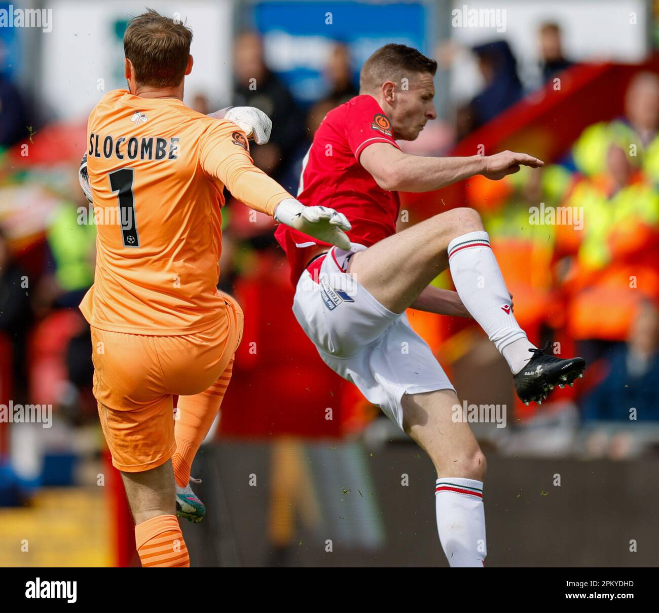 Racecourse Ground, Wrexham, UK. 10th Apr, 2023. National League ...