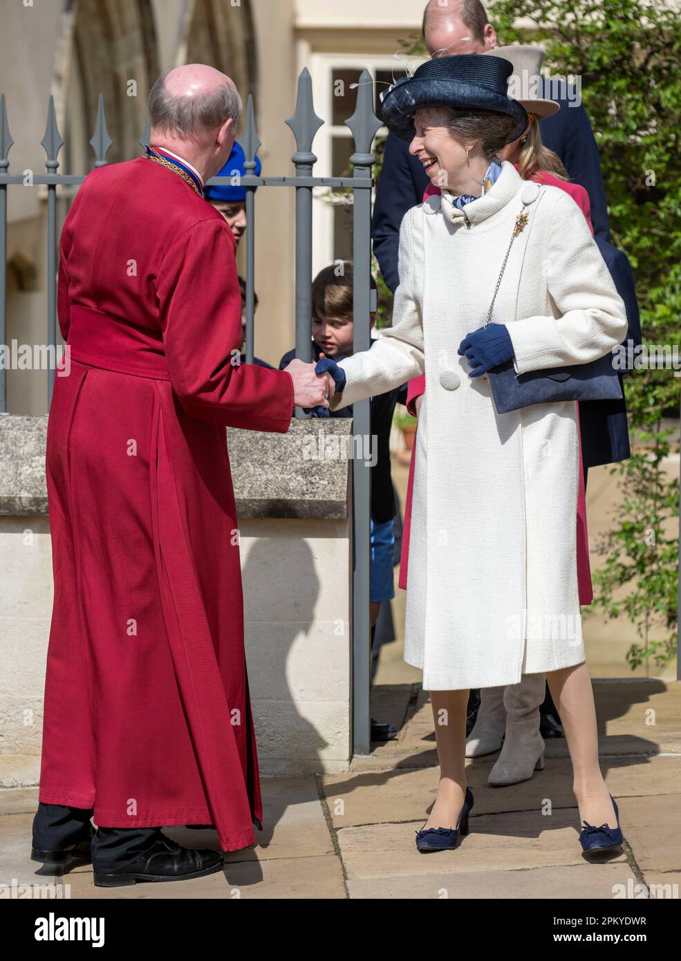 Windsor, England. UK. 09 April, 2023. Princess Anne, Princess Royal ...