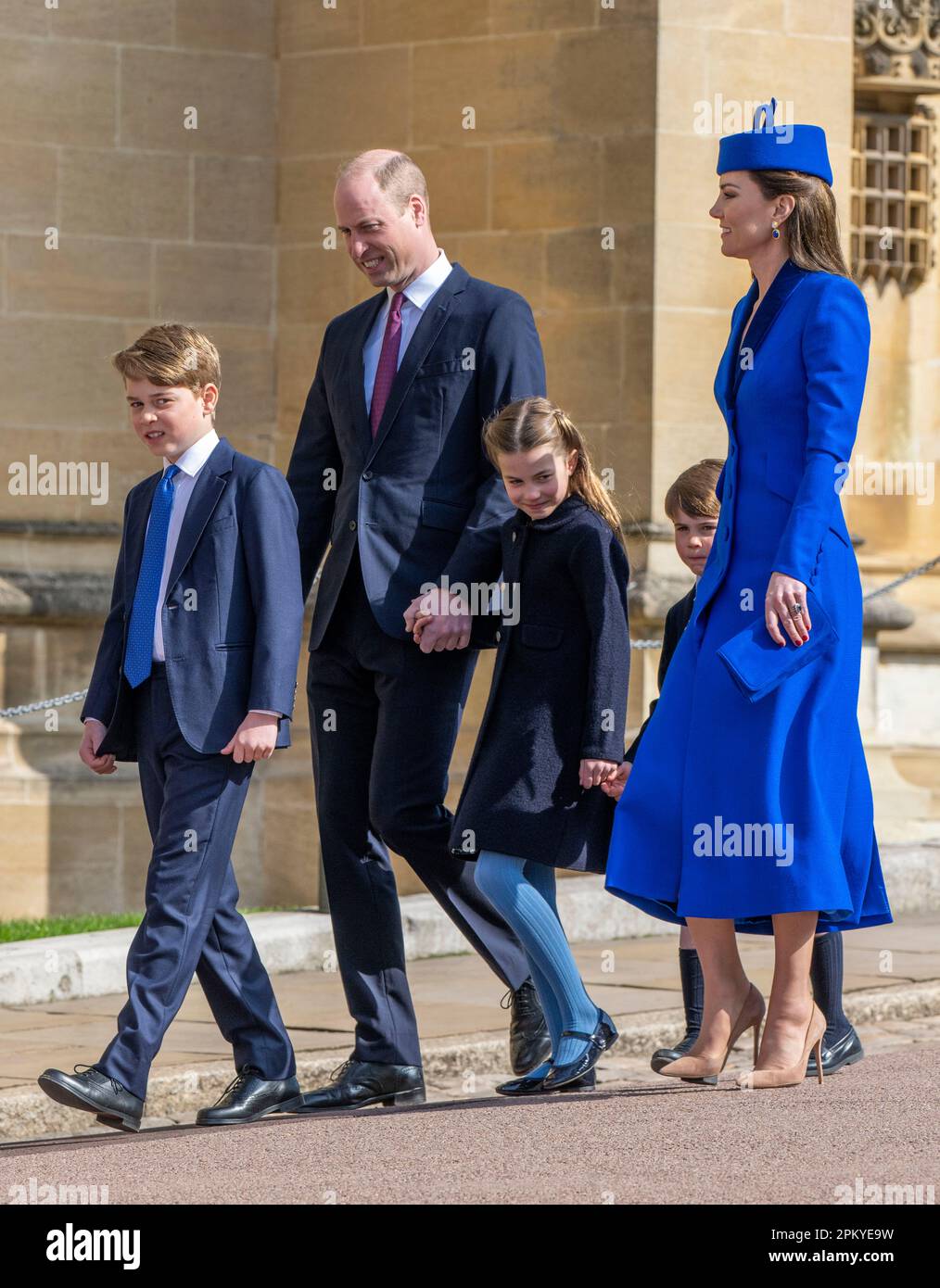 Windsor, England. UK. 09 April, 2023. Prince William, Prince of Wales ...