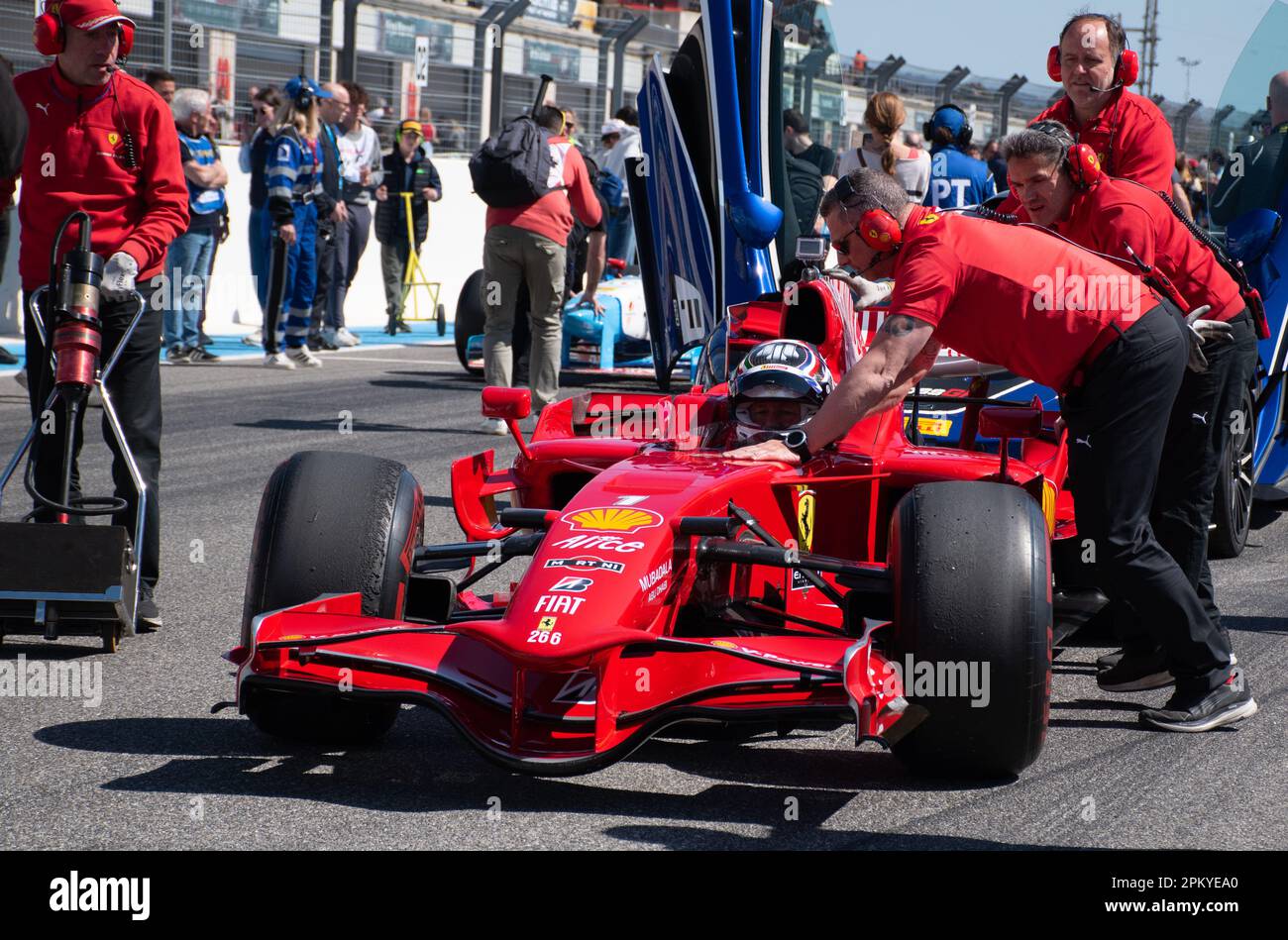 Ferrari F2008 ex-KImi Raikkonen at French Historic Grand Prix 2023 on ...