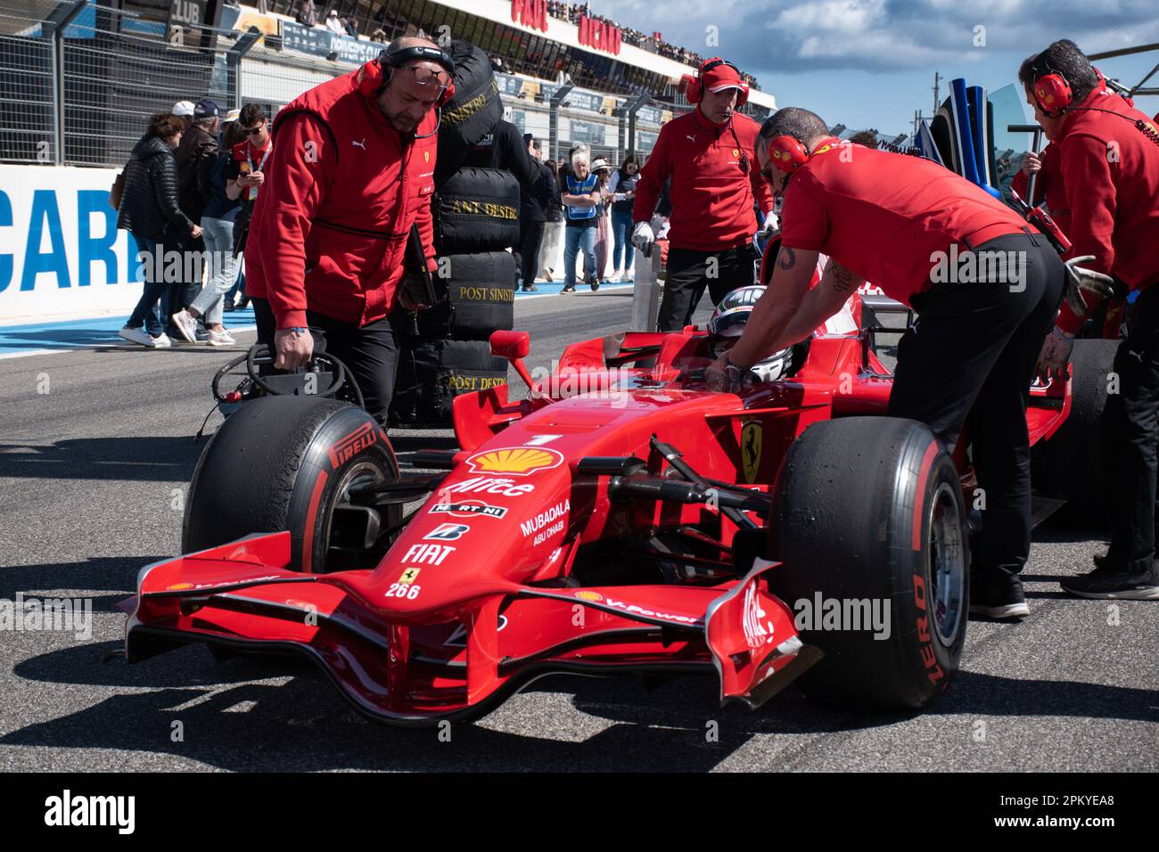 Ferrari F2008 ex-KImi Raikkonen at French Historic Grand Prix 2023 on ...