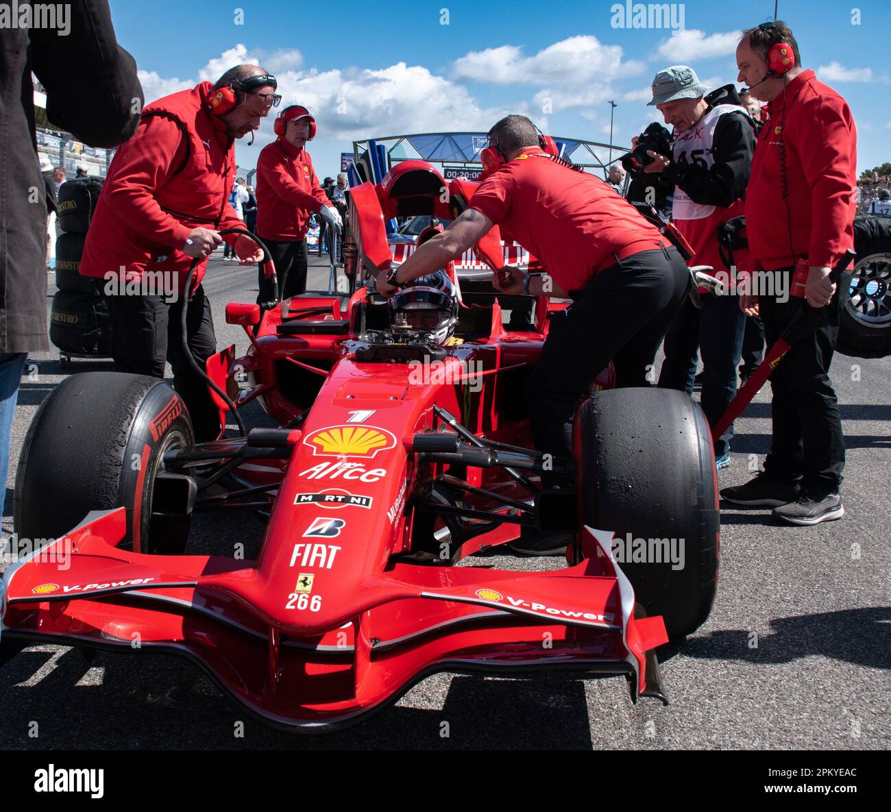 Ferrari F2008 ex-KImi Raikkonen at French Historic Grand Prix 2023 on ...
