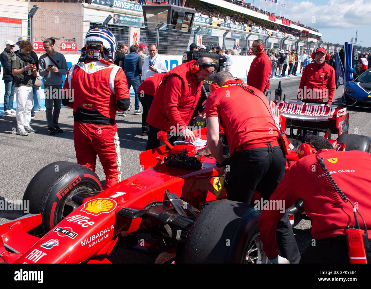 Ferrari F2008 ex-KImi Raikkonen at French Historic Grand Prix 2023 on ...