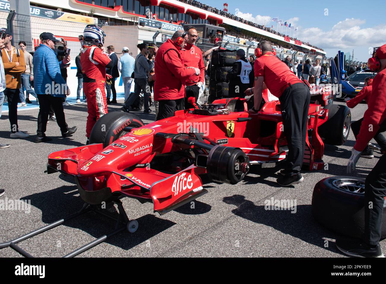 Ferrari F2008 ex-KImi Raikkonen at French Historic Grand Prix 2023 on ...