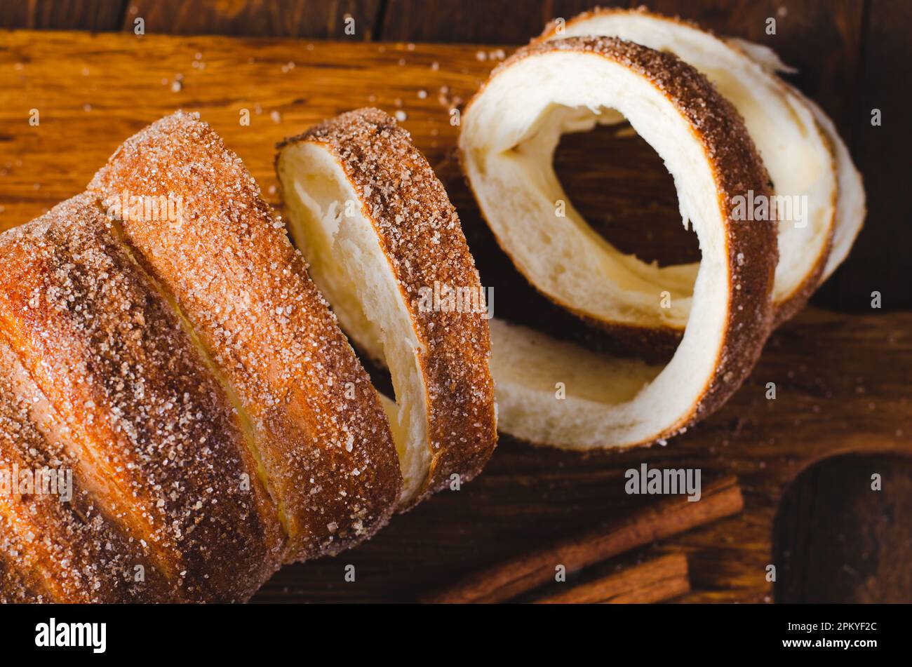 Kurtosh Kolach, Traditional Hungarian and Romanian Street Food, Freshly ...