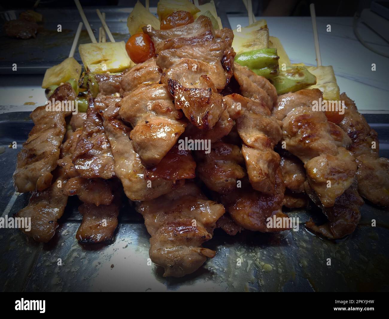 Delicious Barbecue is my favorite food to eat Stock Photo - Alamy