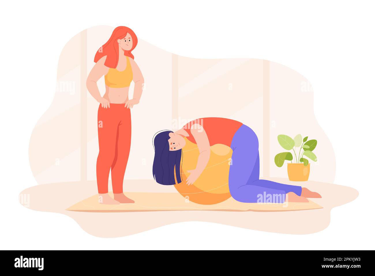 Sad exhausted Stock Vector Images - Alamy