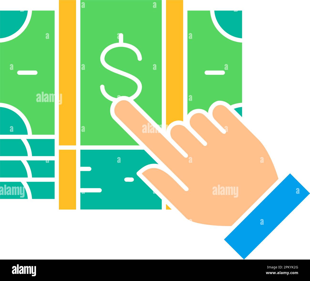 Finger click on pile of money banknotes, choice of money for payment ...
