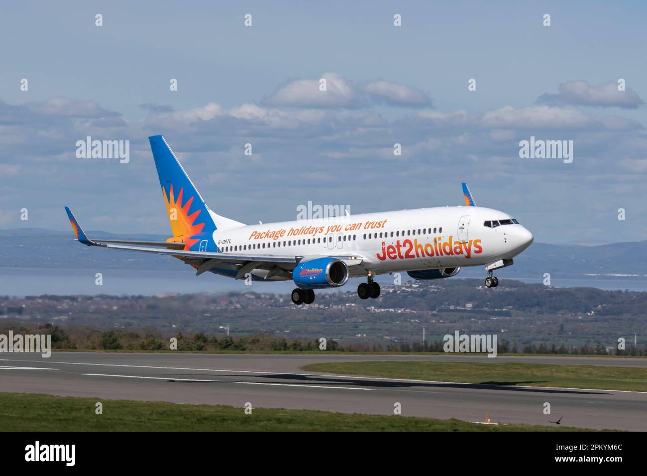 G-DRTL Boeing 737-8AL Jet2 Bristol Airport EGGD 07/4/2023 Stock Photo ...
