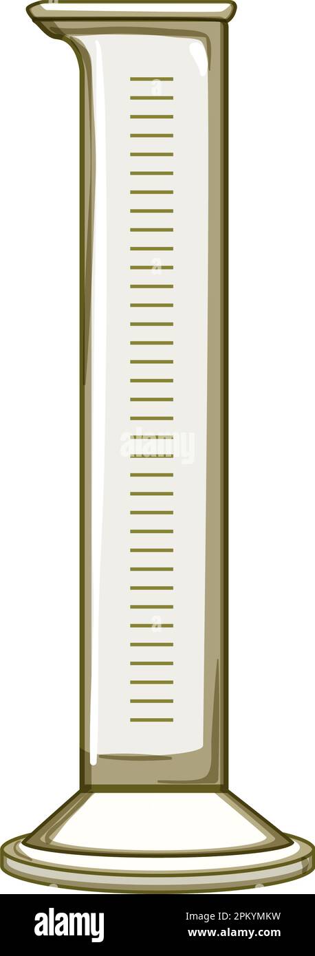 science laboratory glassware cartoon vector illustration Stock Vector ...