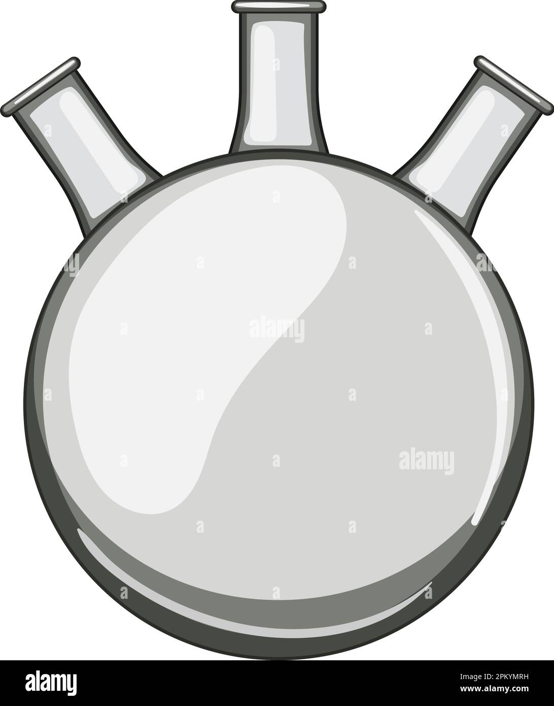 research laboratory glassware cartoon vector illustration Stock Vector ...