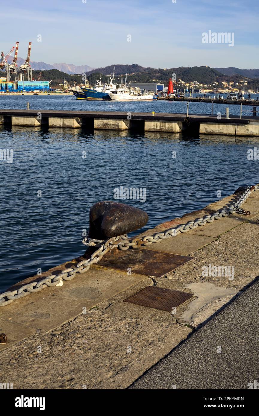 Industrial pier loading tower hi-res stock photography and images - Alamy