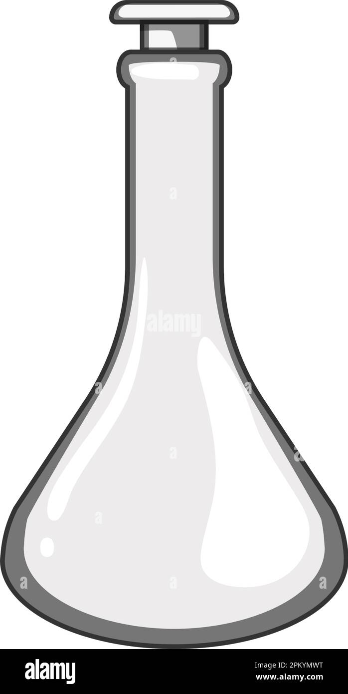 test laboratory glassware cartoon vector illustration Stock Vector ...