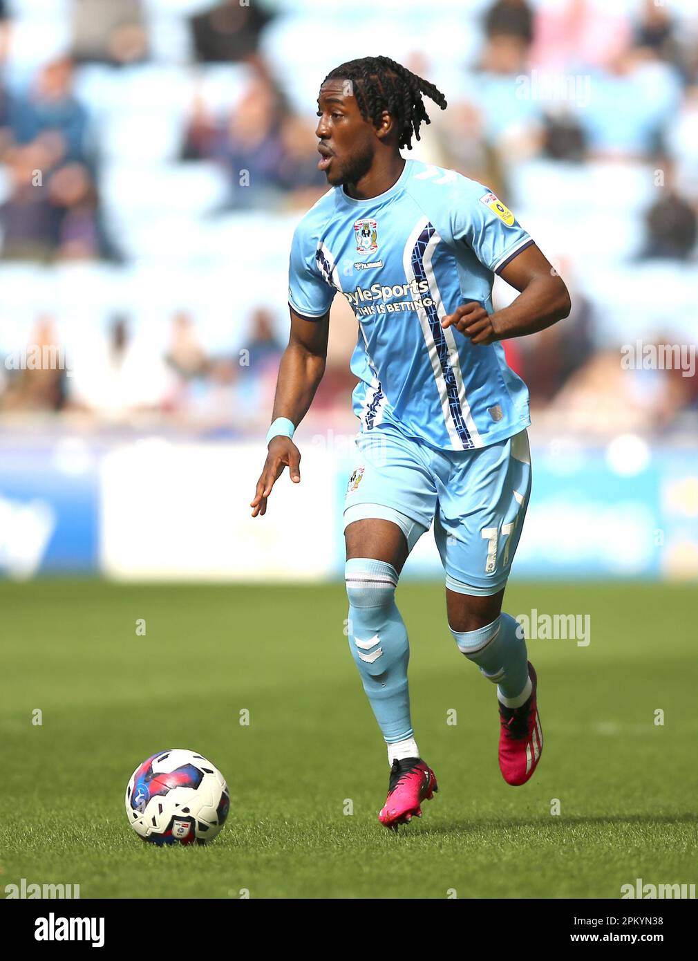 Coventry City's Josh Wilson-Esbrand in action during the Sky Bet ...